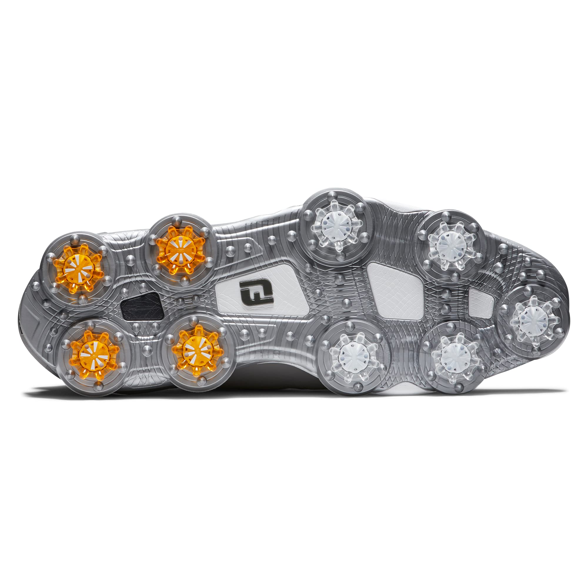FootJoy Men's Tour Alpha Boa Golf Shoe, Grey/Charcoal/Orange, 13 Wide