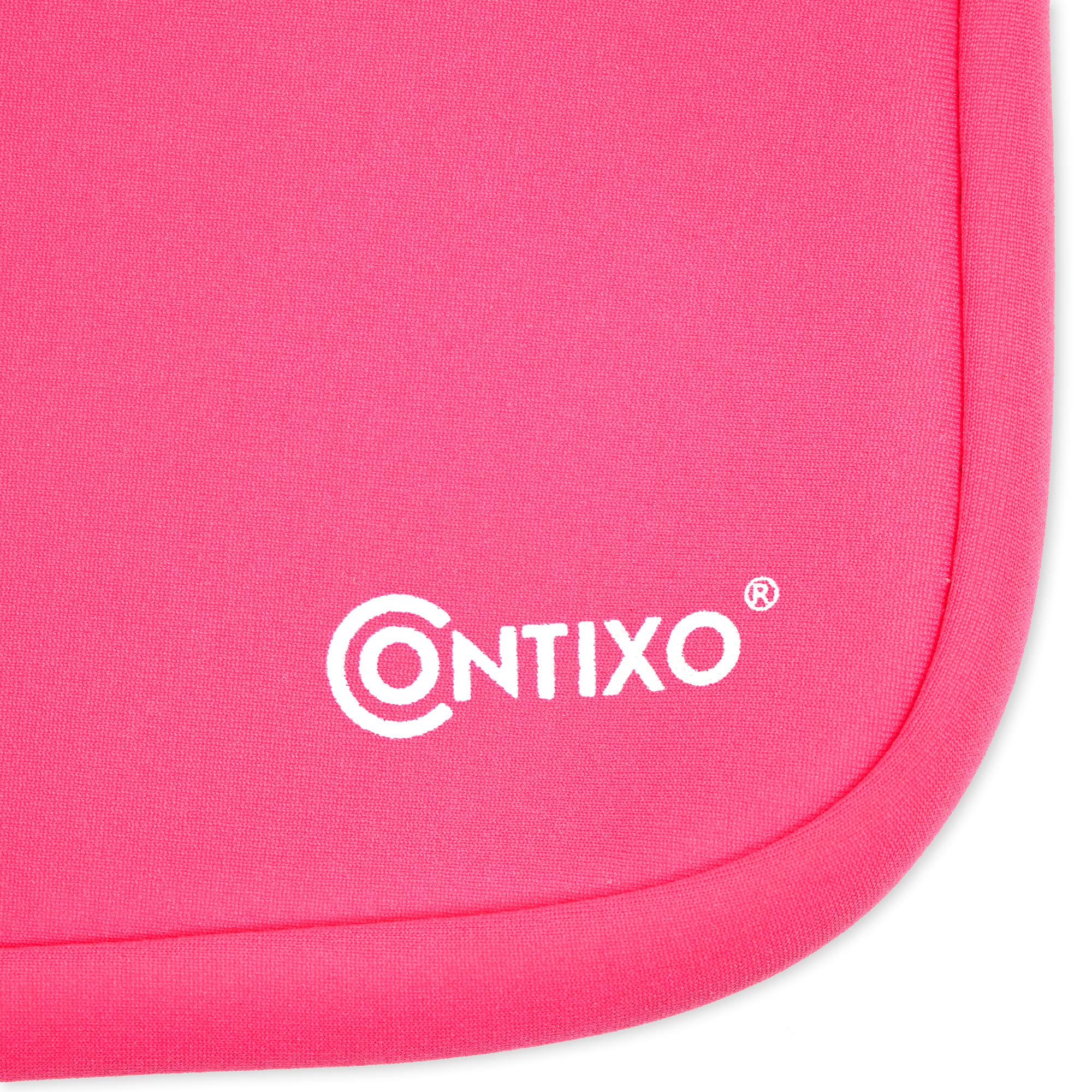 Contixo 7" Tablet Sleeve Bag Good for Contixo V8/V9 Kids Tablet, Dragon Touch Y88X Pro/Y88X/M7 Kids Tablet, iPad Mini 4 3 2 1, Galaxy Tab A 8.0, Amazon Fire 7’’ and 8’’with Accessory Pocket (Pink)