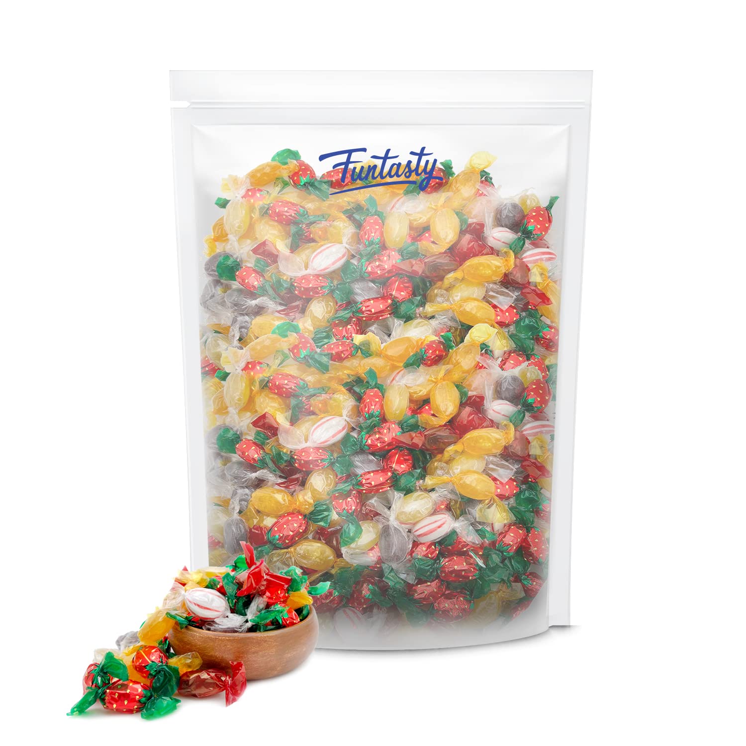 Funtasty Old-School Hard Candy Assortment, Traditional Treats, Bulk Pack 2 Pounds