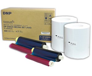 DNP DS620A Dye Sub Photo Printer with 4x6 Printer Media (800 Prints) and Printer Carrying Case Bundle