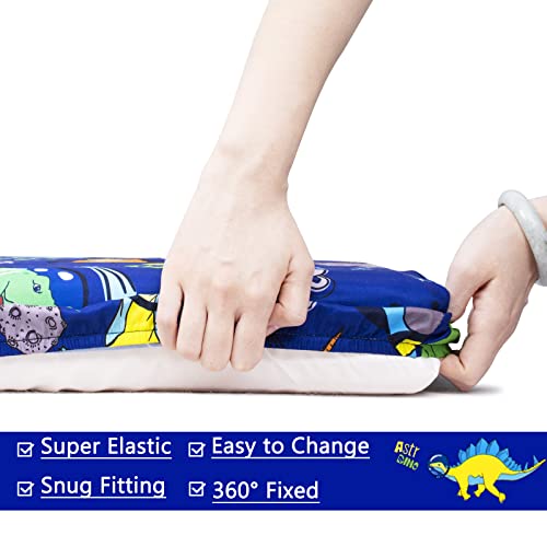 GOPHRALOVE Bassinet Sheets for Baby Boys Toddler 2 Pack Soft Plaid Bassinet Fitted Sheets for Universal Sheet for Rectangle Oval Hourglass 32 x 16 Bassinet Mattress (Dinosaur)