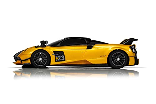 Scalextric Pagani Huayra Roadster 1:32 Slot Race Car C4212, Orange & Black