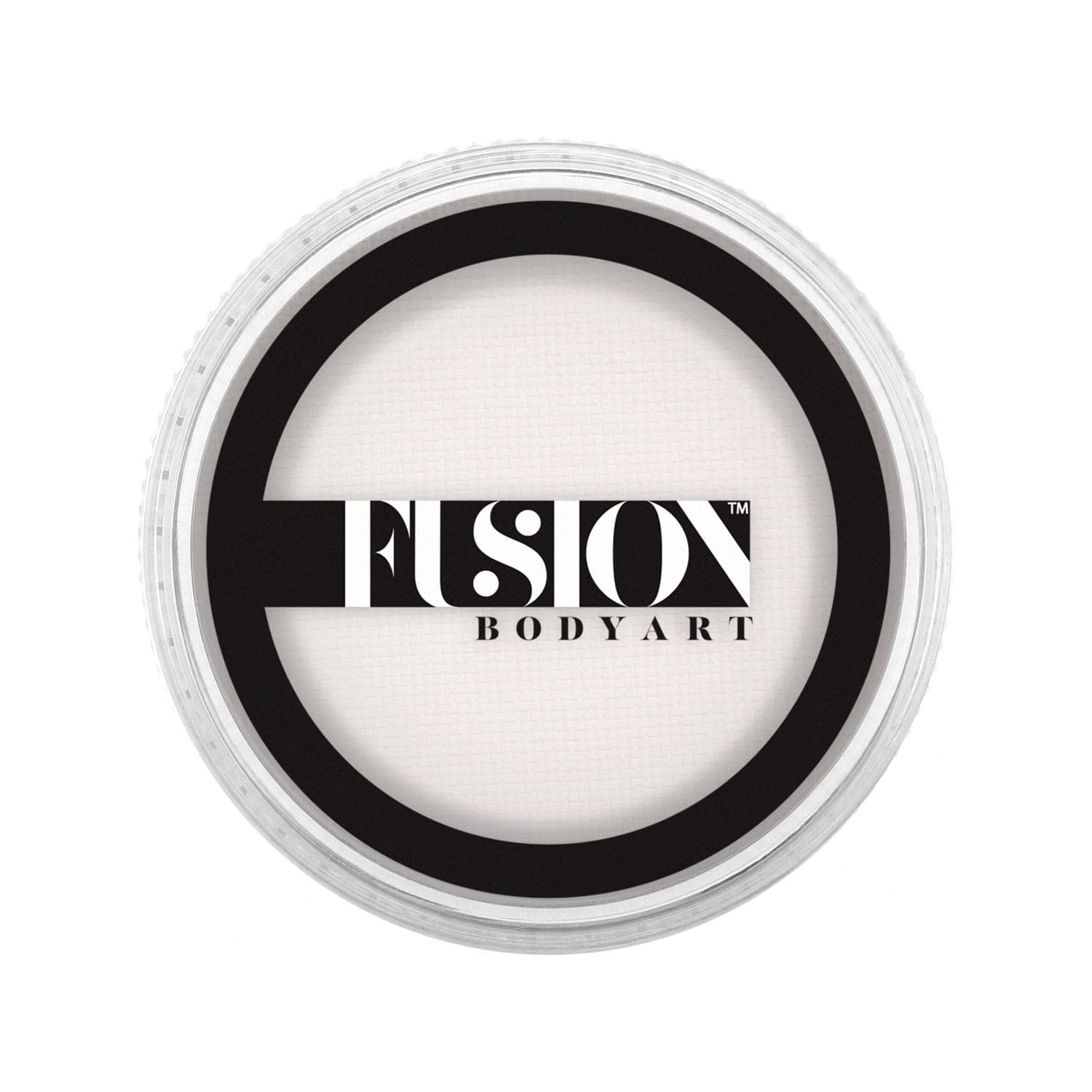 Fusion Body Art Face Paint | PRO Paraffin White (32gm), Professional Quality Water Activated Face and Body Paint Supplies Single Makeup Cake Hypoallergenic, Non-Toxic, Safe, Vegan, FDA Complia