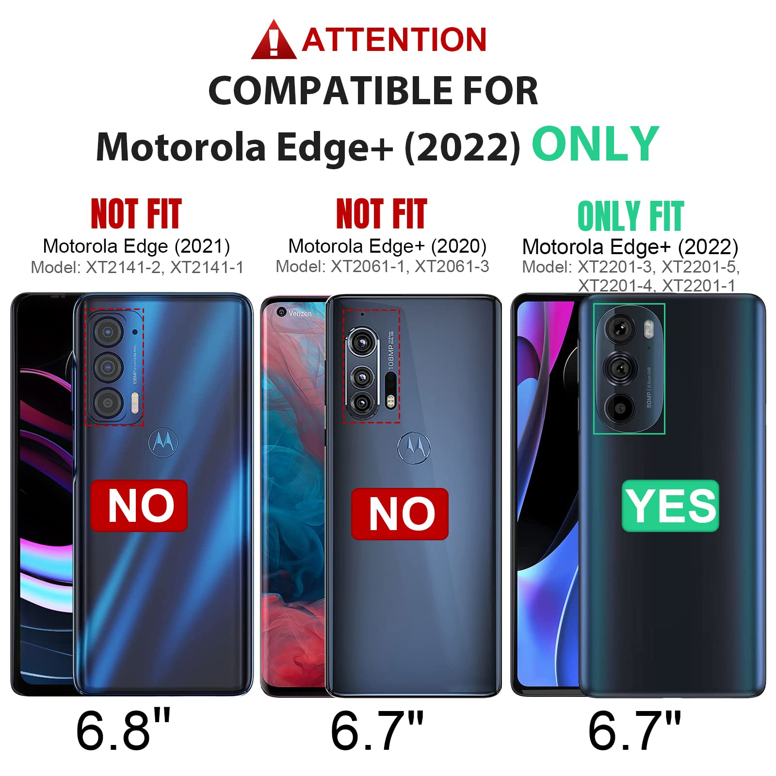for Motorola Edge Plus 2022 Case: Moto Edge Plus 5G UW 2022 Case - Silicone Shockproof Phone Cover Slim Rugged Full Protection Case - Tough Drop Proof Bumper (Black) ๐๐๐ ๐๐ค๐ง ๐๐๐๐ ๐ฎ๐ฌ๐ฎ๐ญ