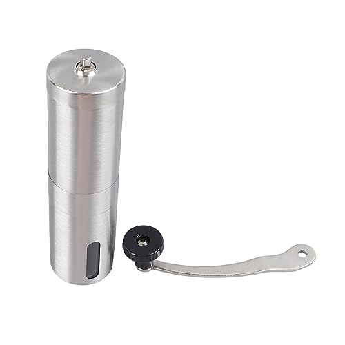 Manual Coffee Bean Grinder Visual Window Accuracy Grinding Easy To Hand Coffee Grinder Stainless Steel Portable for Camping