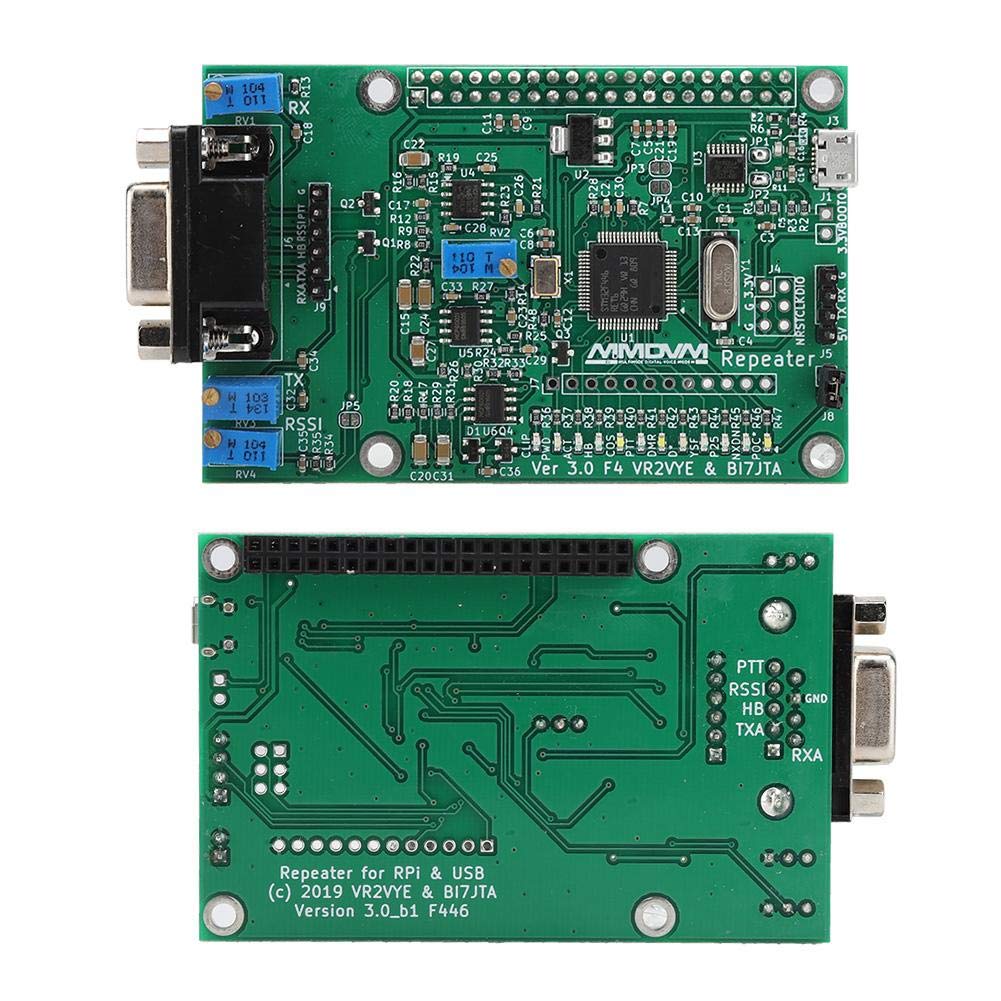 Digital Trunk Board with Expansion Board for GS68 MMDVM DMR Repeater, Support for Upgrades via for ST-Link, USB, GPIO.