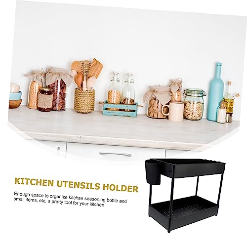 LABRIMP Under Sink Rack Storage Rack Metal Storage Shelf Metal Organizer Shelf Shower Storage Shelf Desk Topper Shelf Shampoos Lotion Holder Bathroom Storage Rack Kitchen Supplies