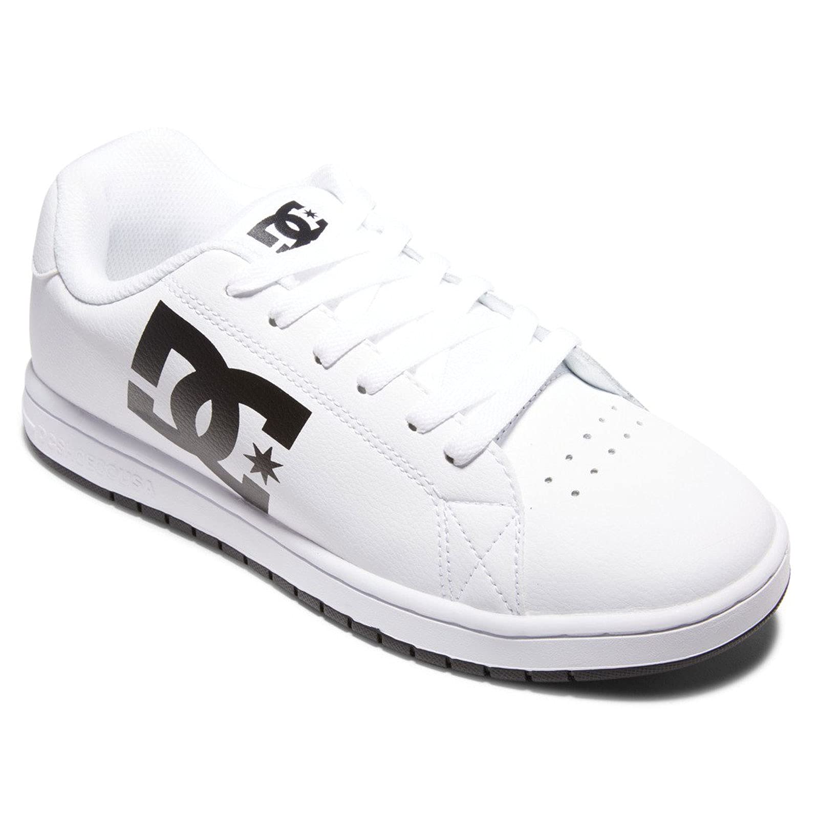 DC Gaveler Casual Low Top Skate Shoes Sneakers White/Black 10.5 D (M)