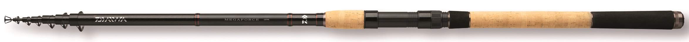 Daiwa Megaforce Tele Spin, 7.87 Feet, 1.41-3.17 Ounce, 6 Parts, Telescopic Fishing Rod
