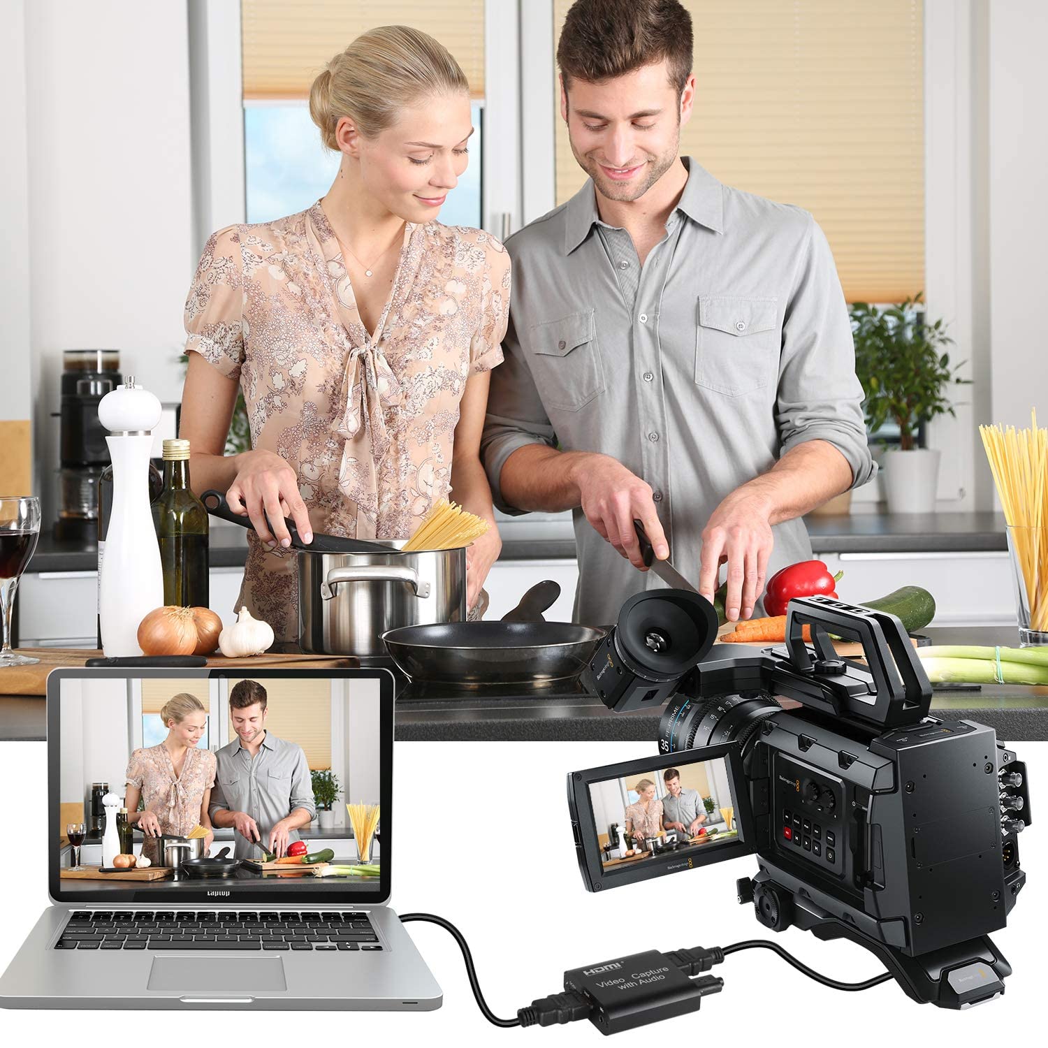 DIGITNOW Video Capture Card 4K HDMI Video Capture Device with Loop Out, Full HD 1080P Game Capture Video Recorder for Live Streaming, Broadcasting or Video Conference
