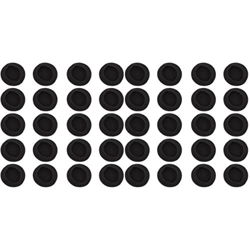 Mobestech Foam Earbud Earpad 40pcs Fit Memory Standard Pads Headphone Most Replacement Elastic Earphones Headphones Sponge Size Earpads Ear for Earpad Earphone Cm Foam Replacements Eartips