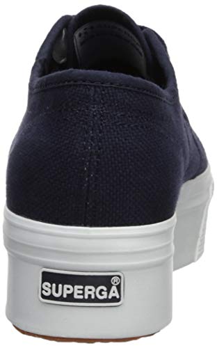 Superga Women's 2790A COTW Sneaker, Navy, 41 M EU / 9.5 B(M) US Women