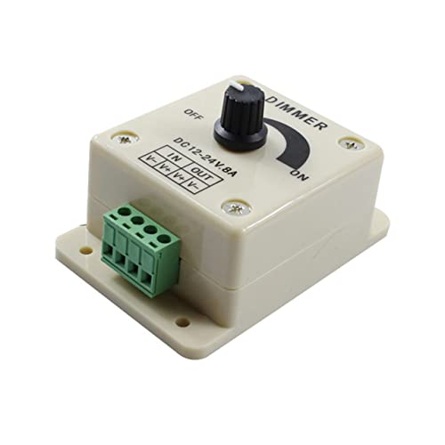 DOITOOL Dimmer Switch Plug Switch Dimmer Light Switch Dimmer Switch for LED Lights Touch Dimmer Switch LED Strip Lamp Switch Oa Switch Wall Switch Panel Dimmer LED Light Modulator 8a