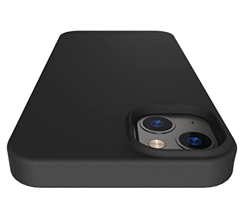 Moduro Minimalist Case for iPhone 13 Mini, Ultra Thin [1.5mm] Slim Fit Flexible Soft TPU Case (Black)