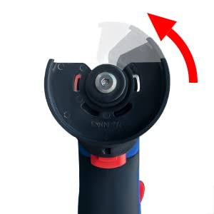 HERZO Mini Angle Grinder Cordless 2 inch, 7.2V Lithium Brushless Grinder Tool for Cutting, Grinding