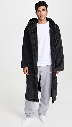 UGG Mens Beckett Bathrobe, Ink Black, Medium-Large US
