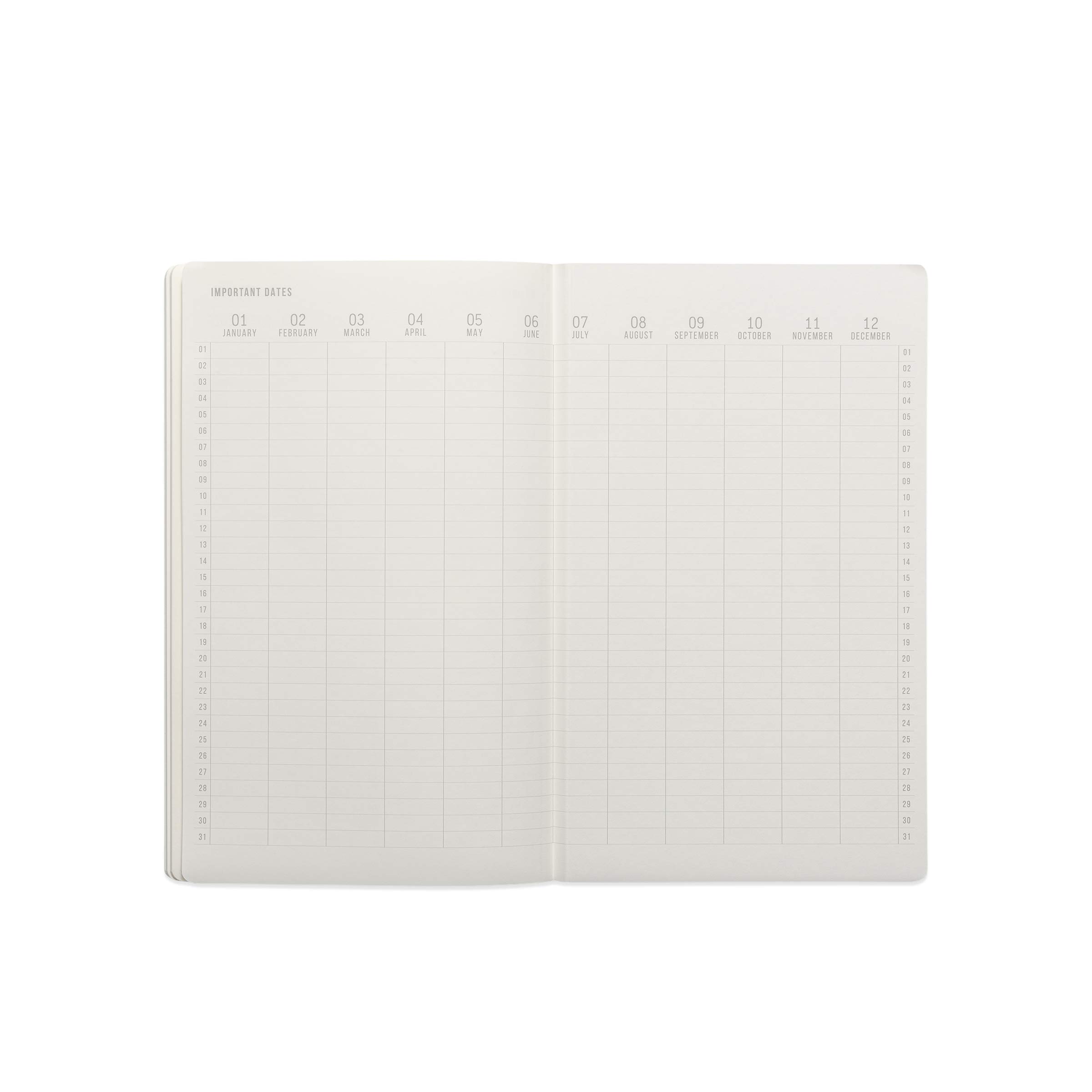 DesignWorks Ink Standard Issue No. 17 Hardcover Cloth Blue 7.25" x 11.75" Tall Notebook Journal with 96 Lined Pages - Perfect for Office Work, Writing, and Journaling