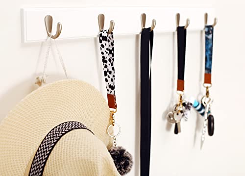 COOKOOKY Wrist Lanyards Key Chain Holder Premium Quality Wristlet Lanyard Keychain for Women