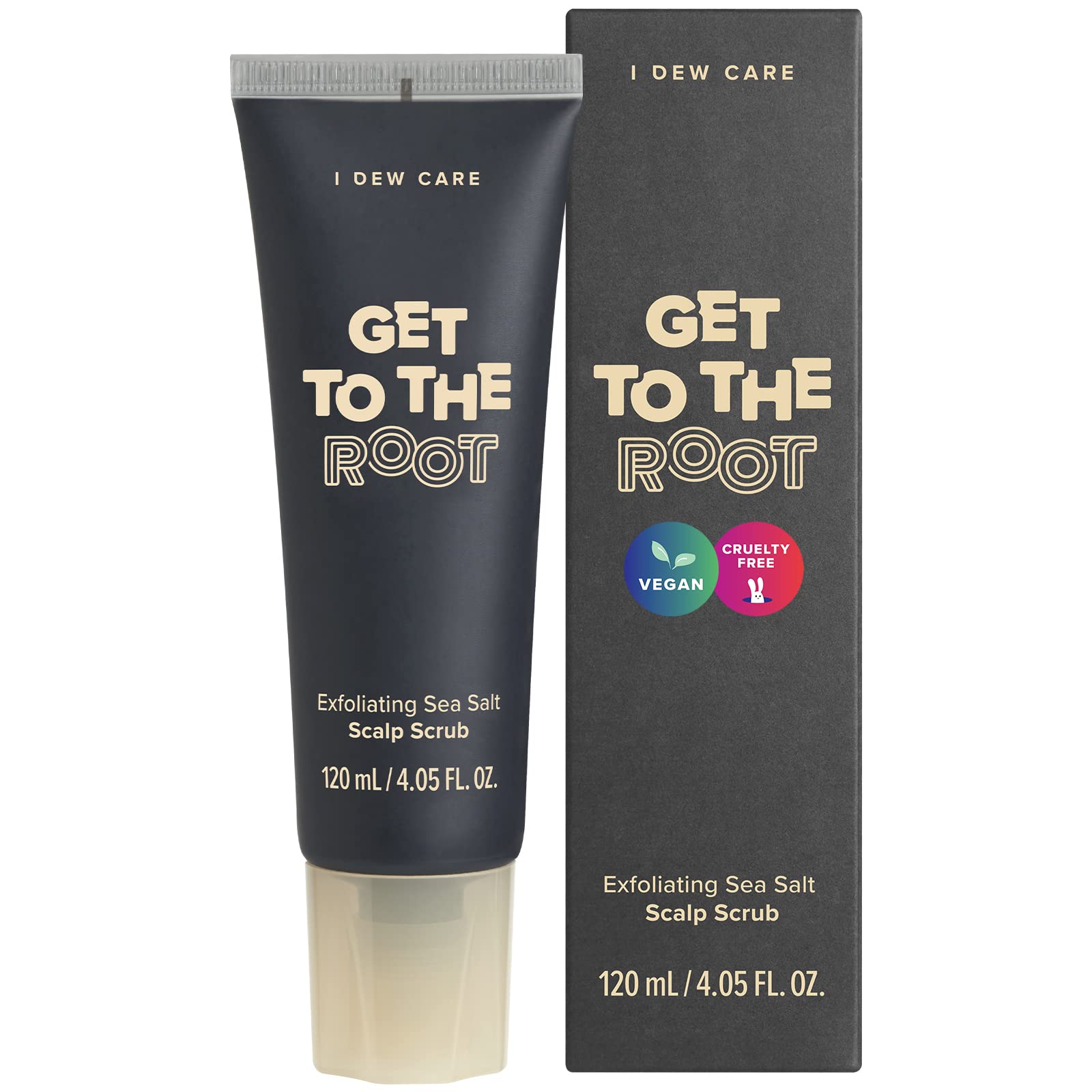 I DEW CARE Get To The Root Exfoliating Sea Salt Scalp Scrub + Tap Secret Mattifying Dry Shampoo Powder Bundle