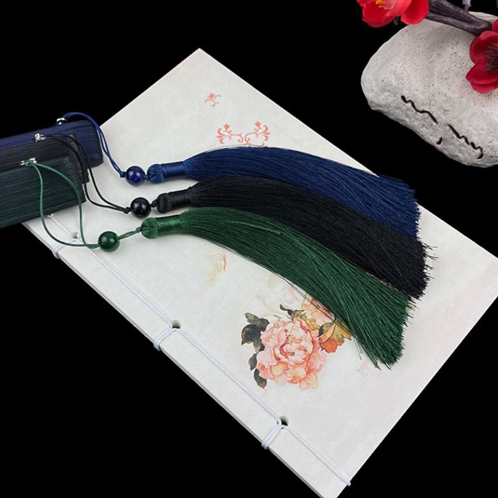 ERTUO Hand Fan Chinese Silk Folding Fan Retro Women's Men's Folding Fan to Cool Down in Summer(Color:C)