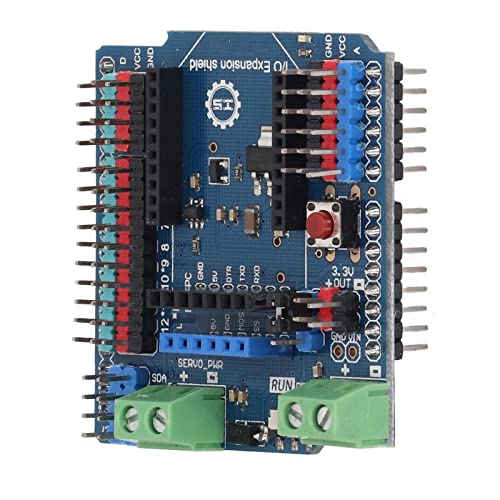 IO Expansion Module, 14 Digital 6 Analog Ports 3.3V 5V Plug and Play IO Expansion Board 3P for DIY