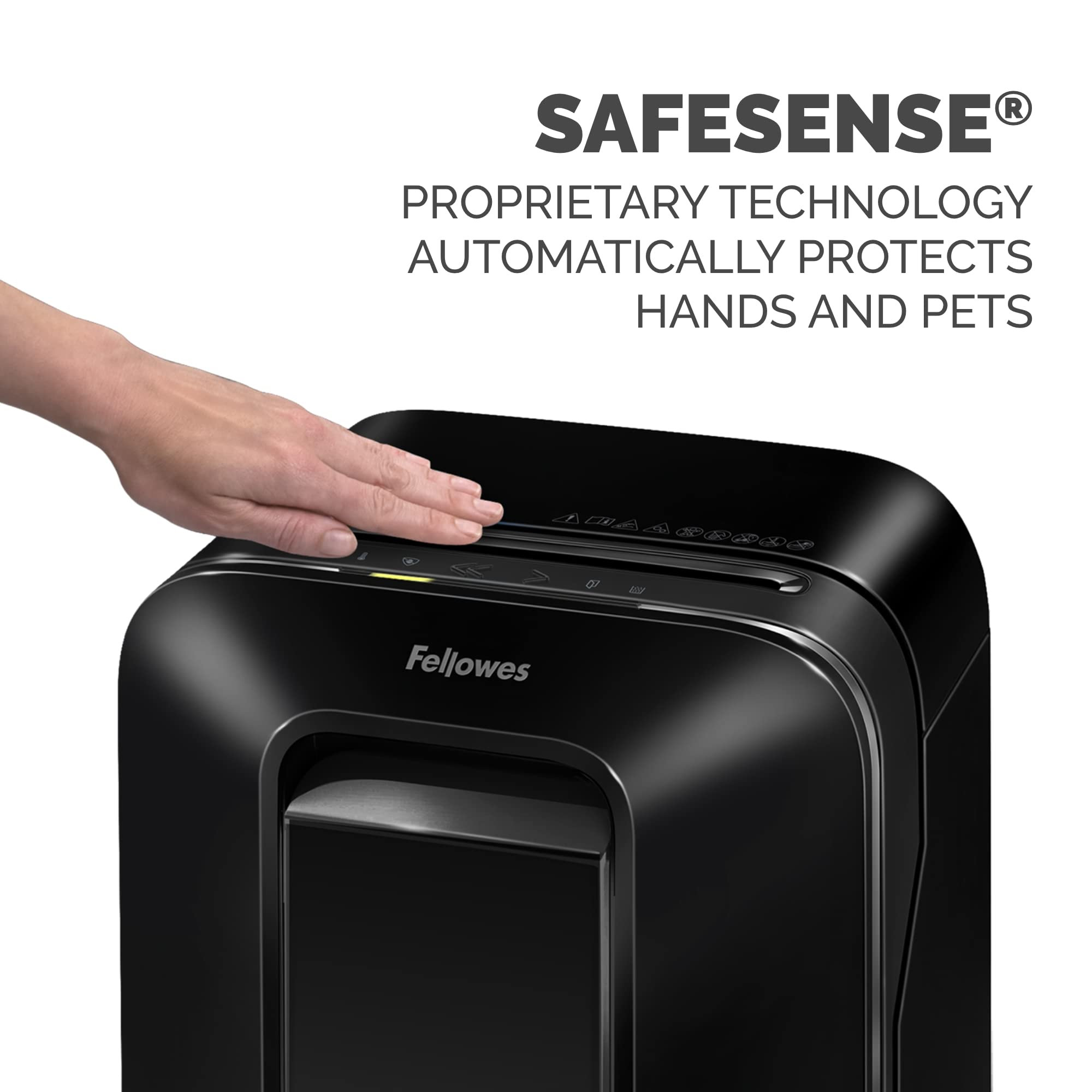 Fellowes LX10C 12 Sheet P-4 Cross-Cut, Heavy Duty Paper Office Shredder, 100% Jam Proof