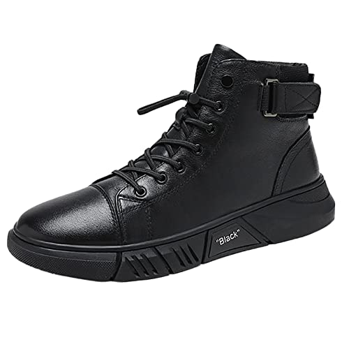 JUMESGU My Orders Placed Men’s Tactical Boots Lightweight Combat Boots Durable Suede Leather Military Work Boots Desert Boots Todays Deals