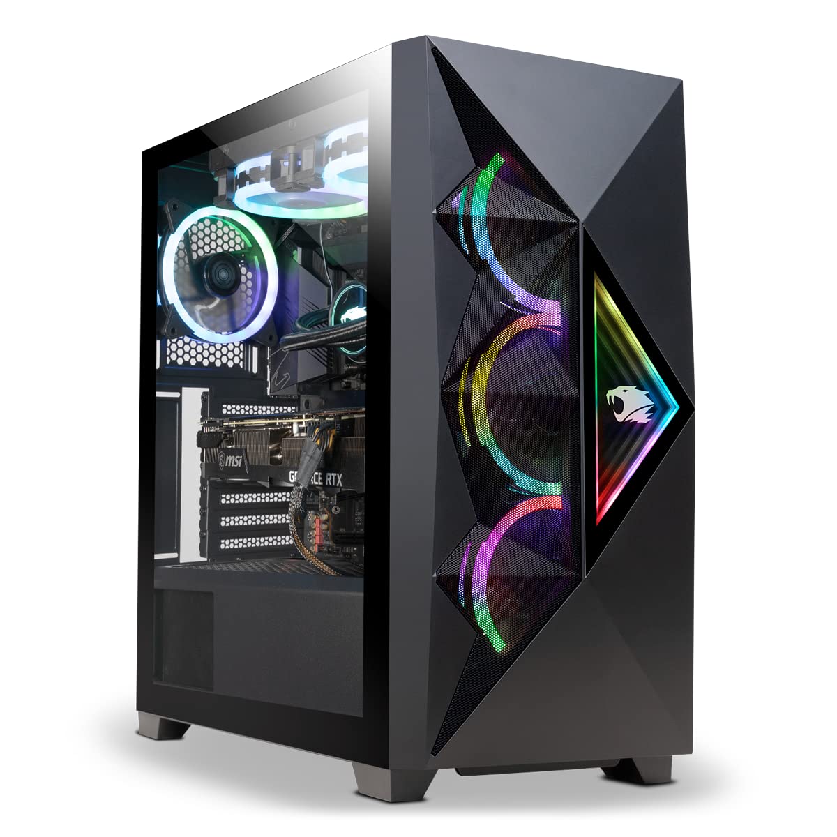 iBUYPOWER Pro Gaming PC Computer Desktop Stealth 263i (Intel i7-12700KF 3.6GHz, GeForce RTX 3070 Ti 8GB, 32GB DDR5 RAM, 1TB NVMe SSD + 1 TB HDD, WiFi Ready, Windows 11 Home)