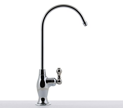 Hydronix LF-EC32-CP Modern Ceramic RO Reverse Osmosis or Filtered Water Faucet, Chrome