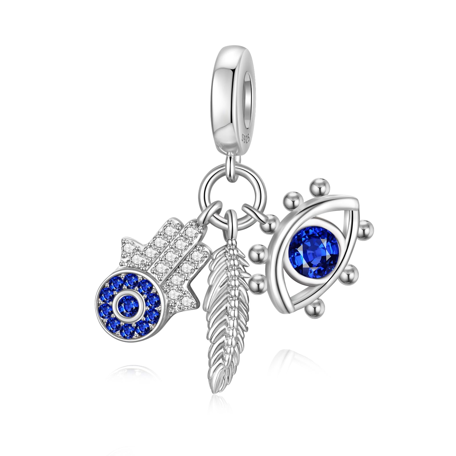 DALARAN High Heel Shoes Charms for Pandora Sterling Silver Red Enamel Lipstick Dangle Charm Pendant for Women Present