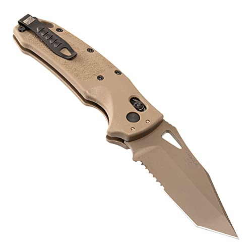 Hogue Sig Sauer K320 M17 Folding Knife Coyote Tan 3.5 in. Able Lock Tanto