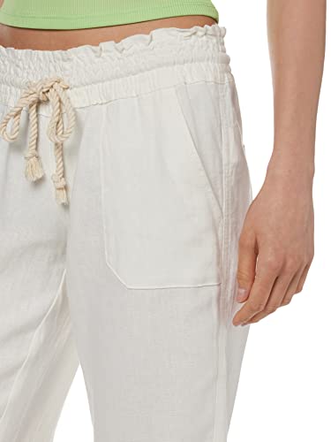 Roxy Women's Oceanside Pant, Sea Salt X-Large