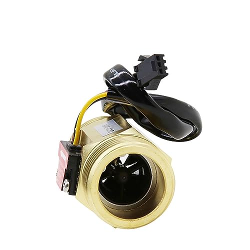 GREDIA G1" Male Thread Brass Water Flow Sensor Switch Hall Effect Liquid Flowmeter Fluidmeter Counter BSP 2-50L/Min(58mm in Total Length)