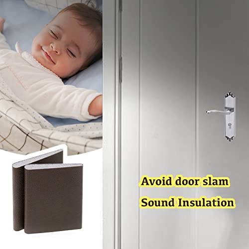 Door Corner Seal Exterior Door Frame Seal Wedge Draft Stopper with Adhesive 4 Pack, White