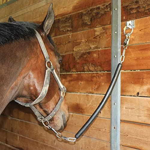 SUKEYME Cross Tie Ring for Horses, Block Tie Ring for Horse Stall/Stable, Tie Down Horse Barn Supplies (4 Pack)