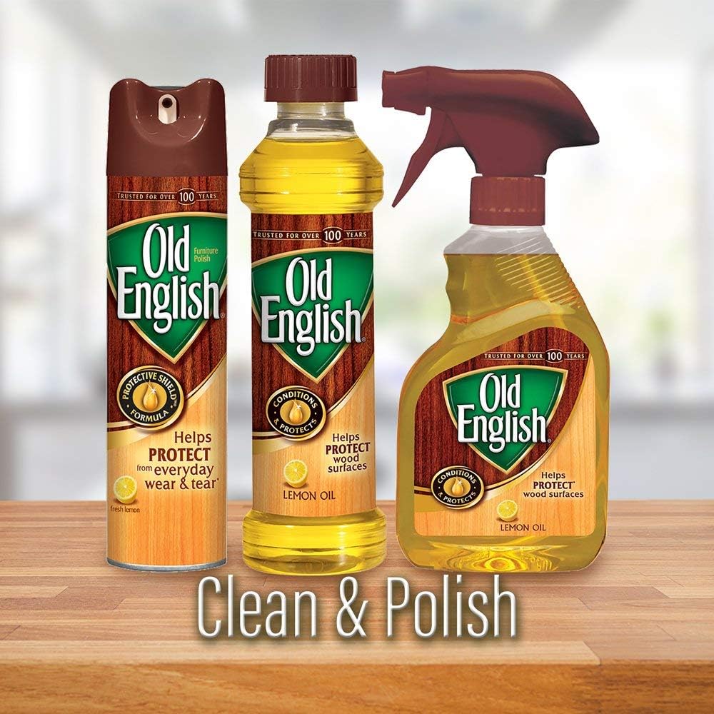 Old English Lemon Oil Furniture Polish 12 oz (Pack of 2)