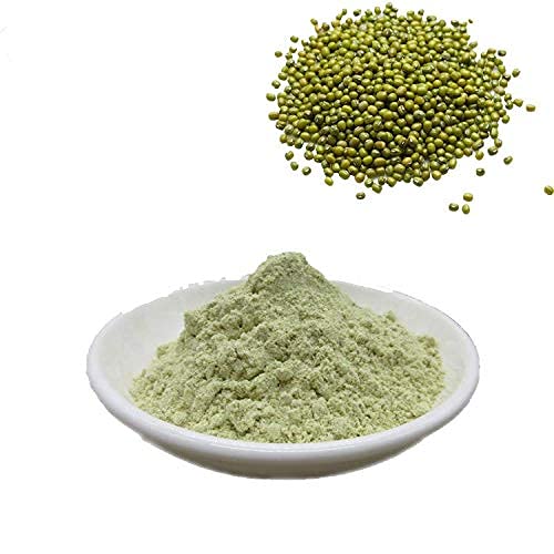 Green Gram Powder | 200 Gms/0.44 Lbs | Flawless And Glowing Skin | Moong Dal | Hair Care | Skin Care | Culinary Use