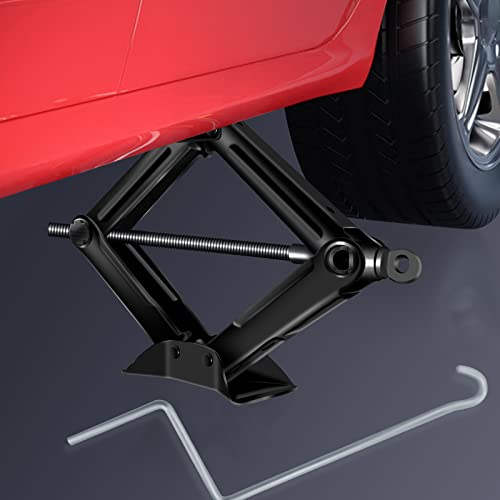 Scissor Lift Jack for Car - 2 Ton apacity Car Jack with Speed Crank Handle- Lifting Jack Car Kit with Wrench(17/19/21/23mm Sockets) for Auto/SUV/MPV