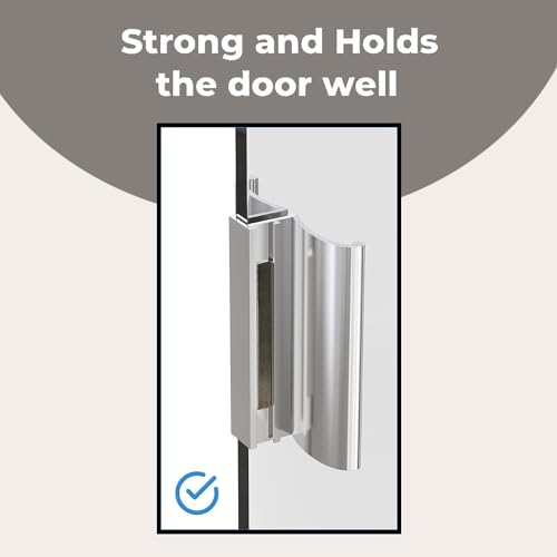 Gordon Glass T-Shaped Shower Door Magnet Replacement for Swing Shower Doors Easy-to-Install 3" Glass Shower Door Magnet for Swing Doors