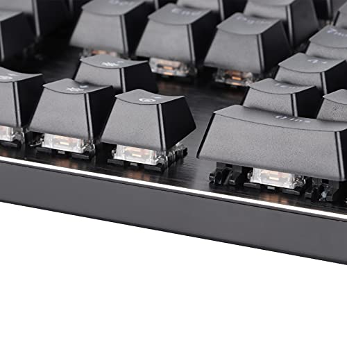 GOSHYDA Mechanical Gaming Keyboard,Durable 104 Key K550 RGB USB Mechanical Green Shaft Keyboard with Color Mixed Button Backlight,for Win System