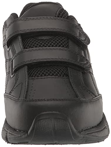 Dr. Scholl's - Men's Brisk Light Weight Dual Strap Sneaker, Wide Width (12 Wide, Black)