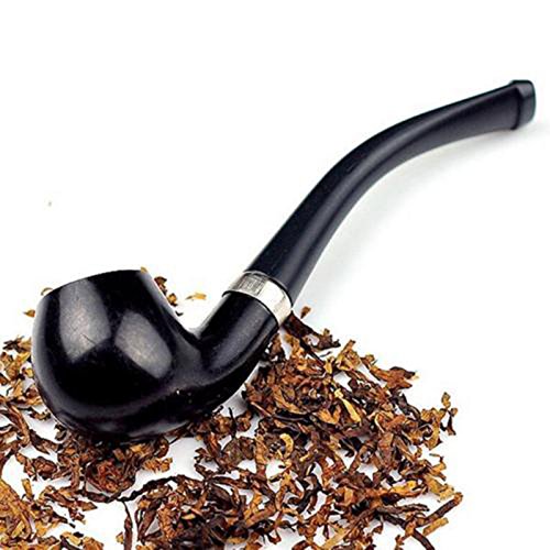 Direct Tobacco Pipes,Smoking Pipe Pipes, Cigar Cigarette Vintage Wooden Durable Tobacco,Black