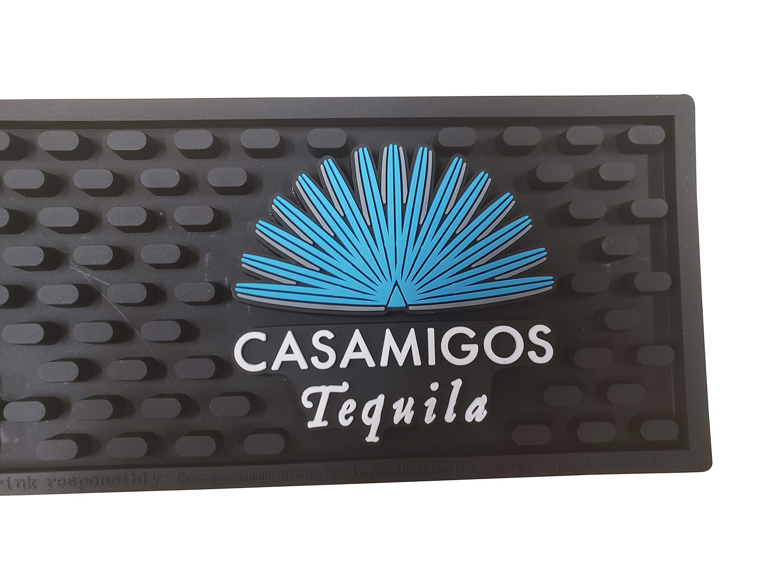 JUSTPET Casamigos Tequila Bar Mat Spill Mat Rail Drip Mat - 23.25" x 3.5"