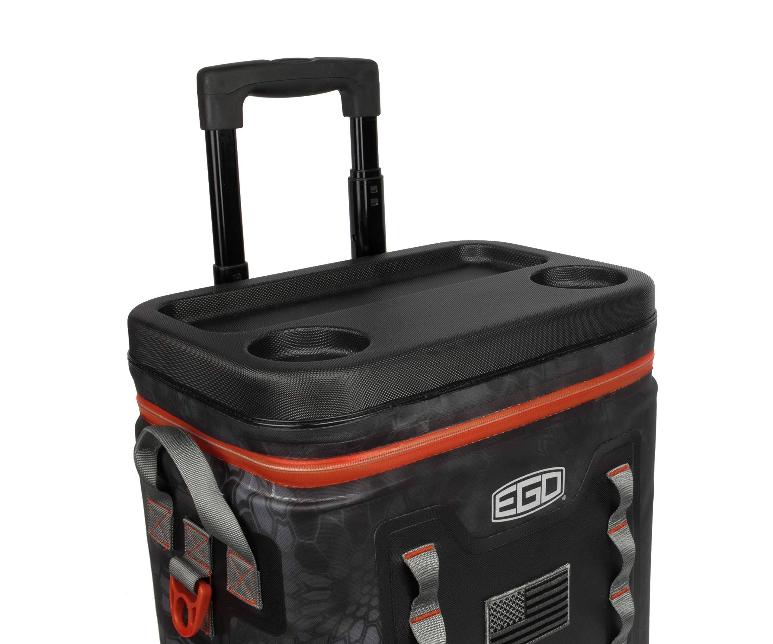 EGO Kryptek Beer Cooler, Fishing Storage Bag, High Tech TPU Fabric, 72 Hour Ice Retention, Food & Snack Holder, Angler Must Have