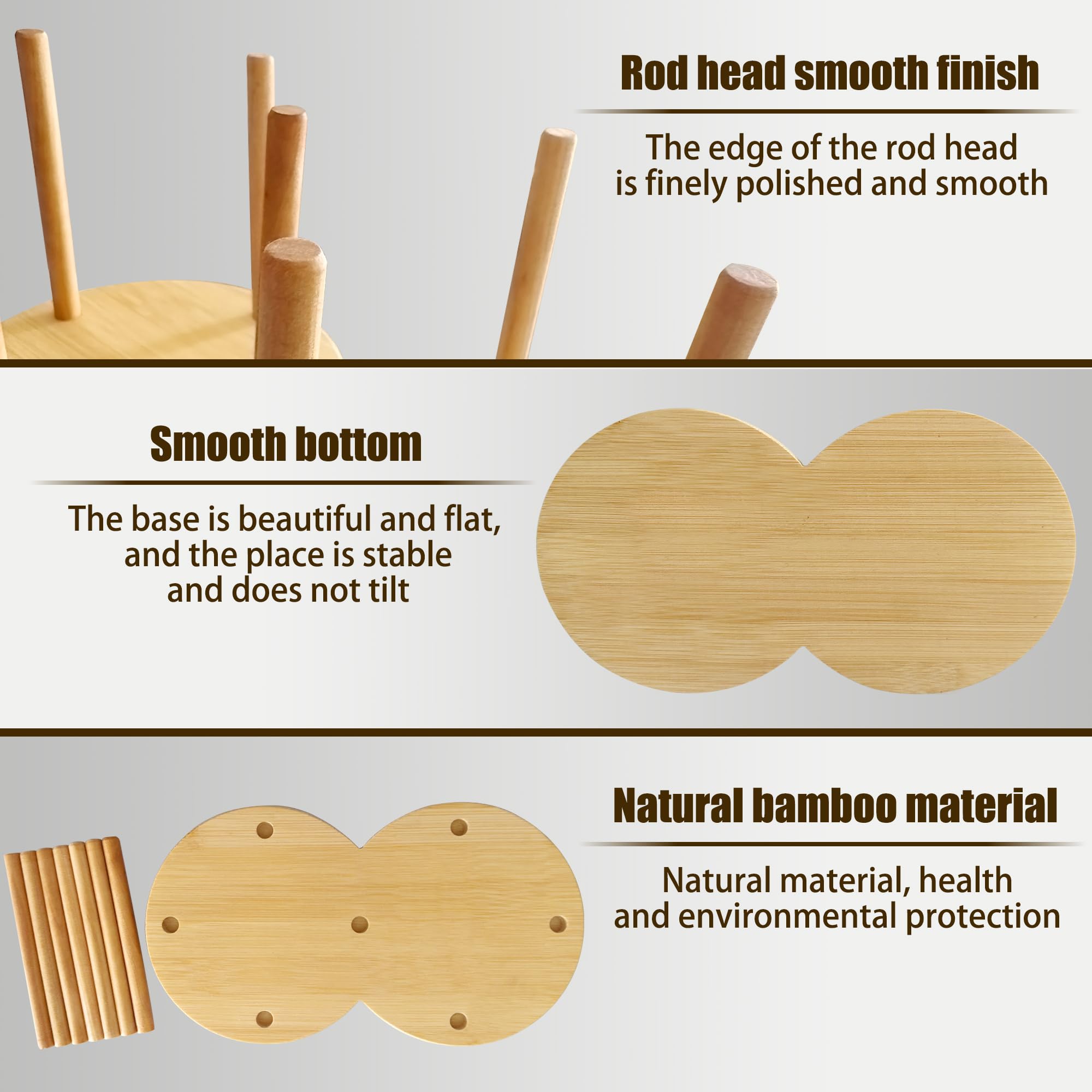 DIFENLUN Round Wooden 2 Compartment Coffee Table Organizer, Cup Dispenser Countertop, Disposable Paper Cup Holder, Lid Organizer for Restaurant Countertop Storage Supplies
