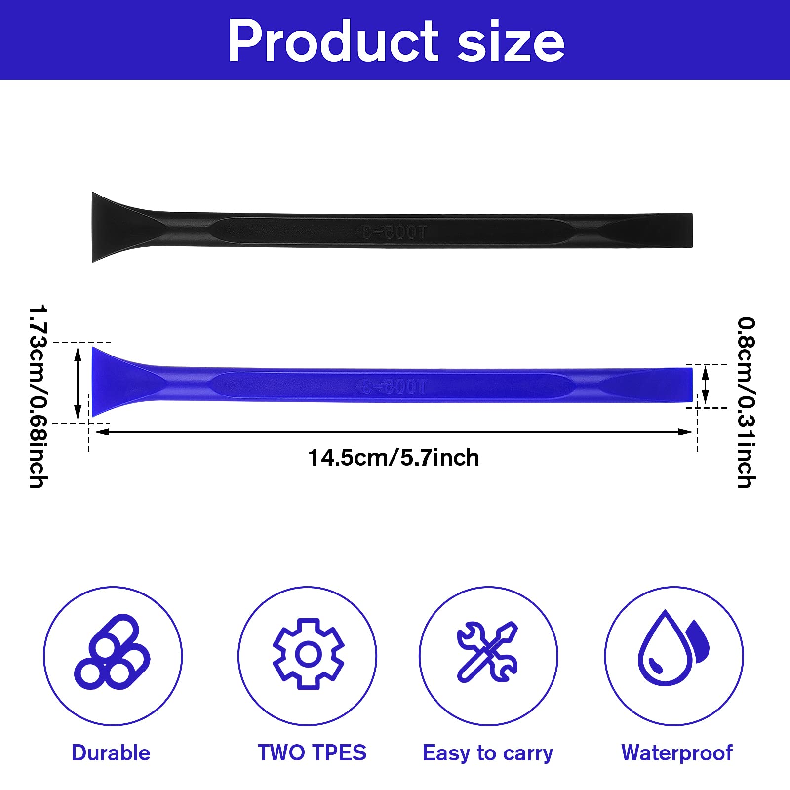 Grevosea 10 Pieces Plastic Scraper Tool, Lottery Ticket Scratcher Tool Carbon Fiber Multi-purpose Scraper Non-scratch Cleaning Tool for Tight Spaces Crevices Stickers Labels Oil Stains Food Dirt