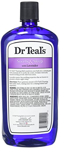 Dr. Teal's Foaming Bath, Lavender, 34 Fluid Ounce,Pack of 2