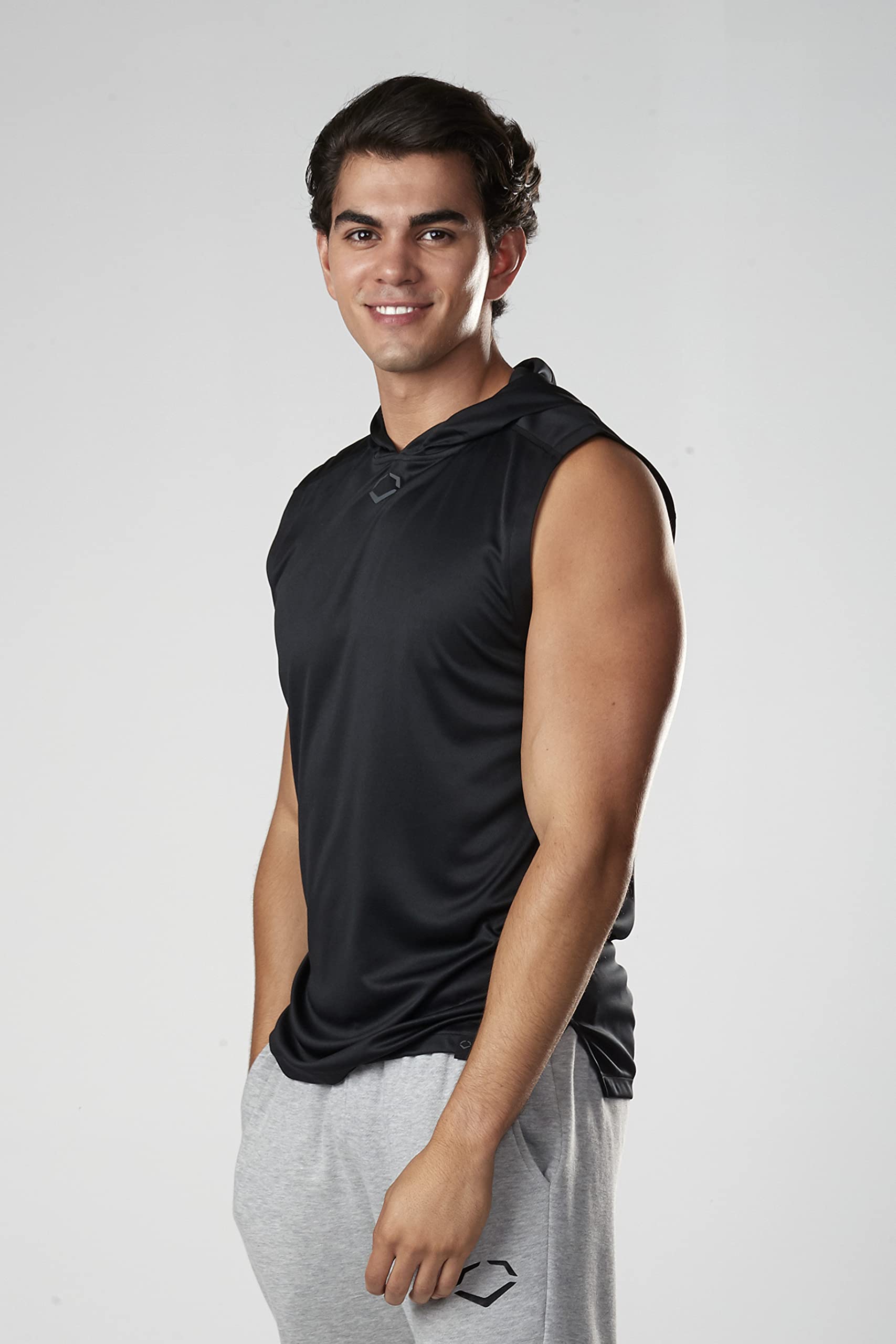 EvoShield Men's Sleeveless, Black, Small