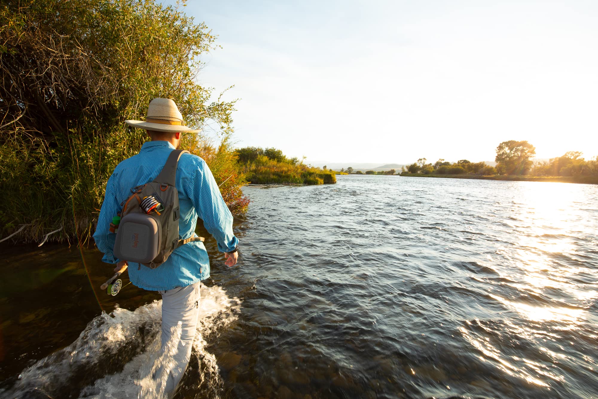 fishpond Summit Sling - 2.0 - Granite | Fly Fishing Sling Pack | Fishing Pack