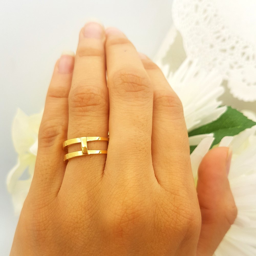 Dazzlingrock Collection Round White Diamond Wedding Enhancer Ring for Women (0.50 ctw) in 10K Yellow Gold Size 6.5